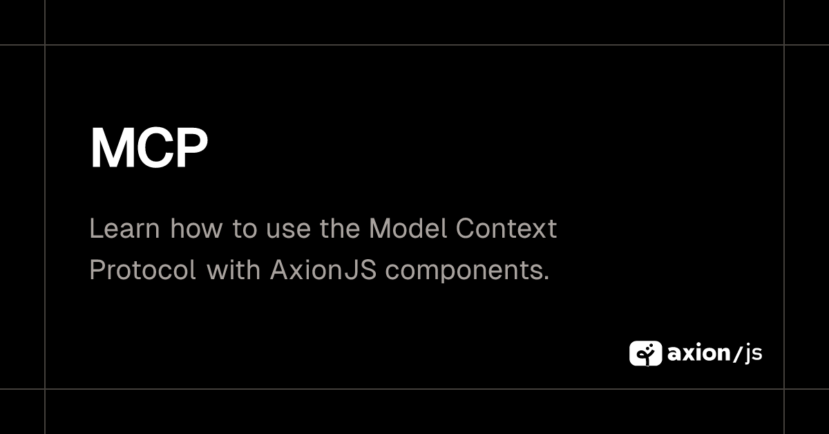 MCP - axionjs